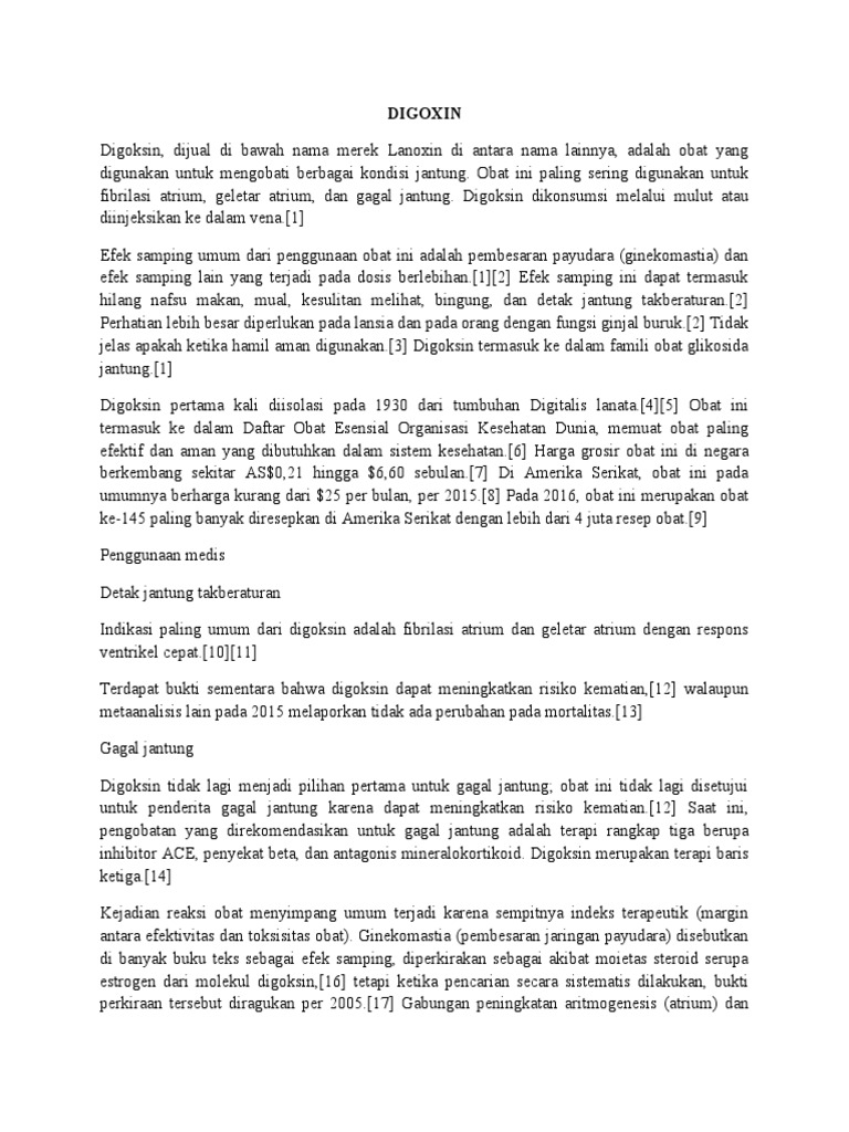 DIGOXIN | PDF