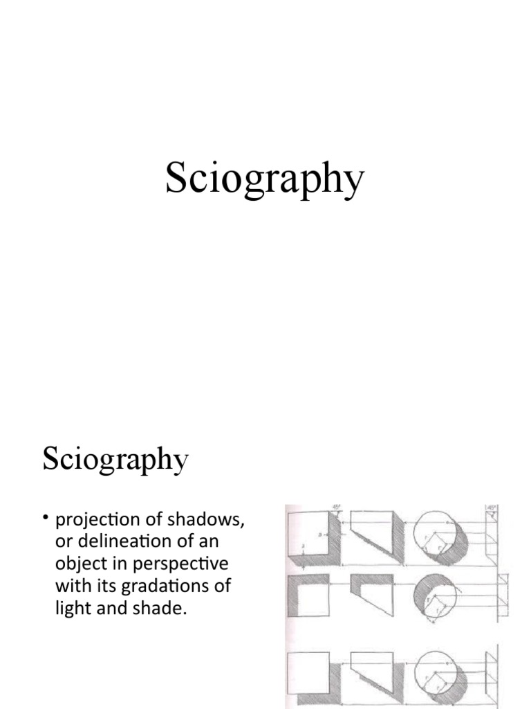 Sciography | PDF | Shadow | Perspective (Graphical)