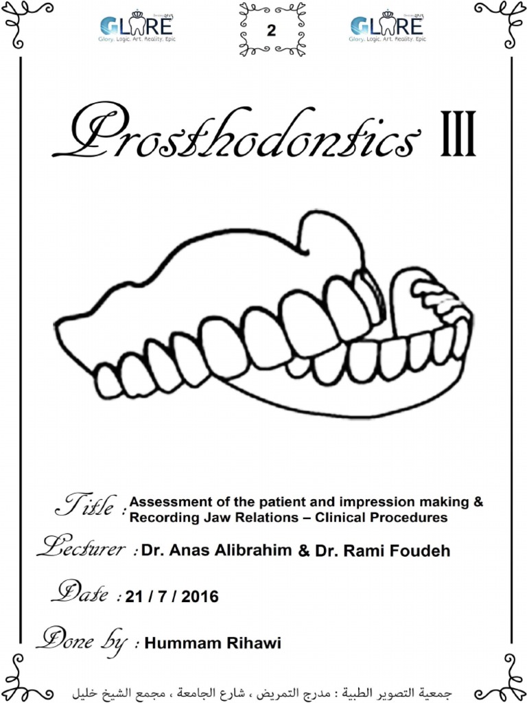 Prosthodontics 2 | PDF | Dentures | Tongue