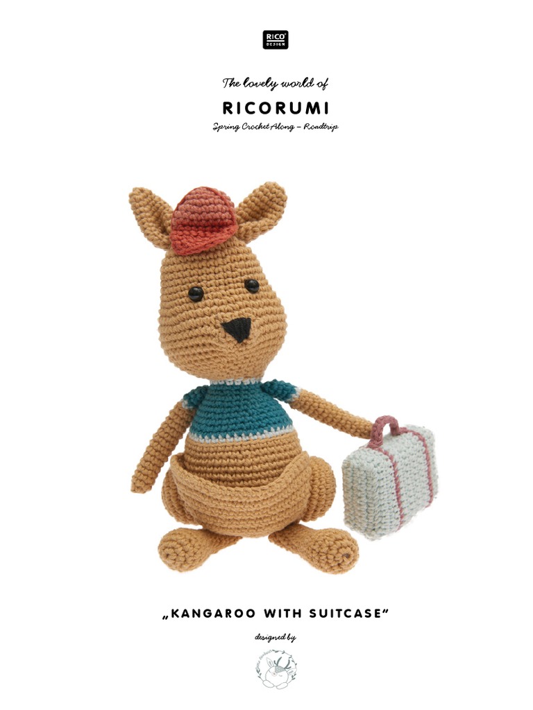 Spring Kangaroo With Suitcase GB | PDF | Crochet | Decorative Arts Spring Kangaroo With Suitcase GB | PDF | Crochet | Decorative Arts