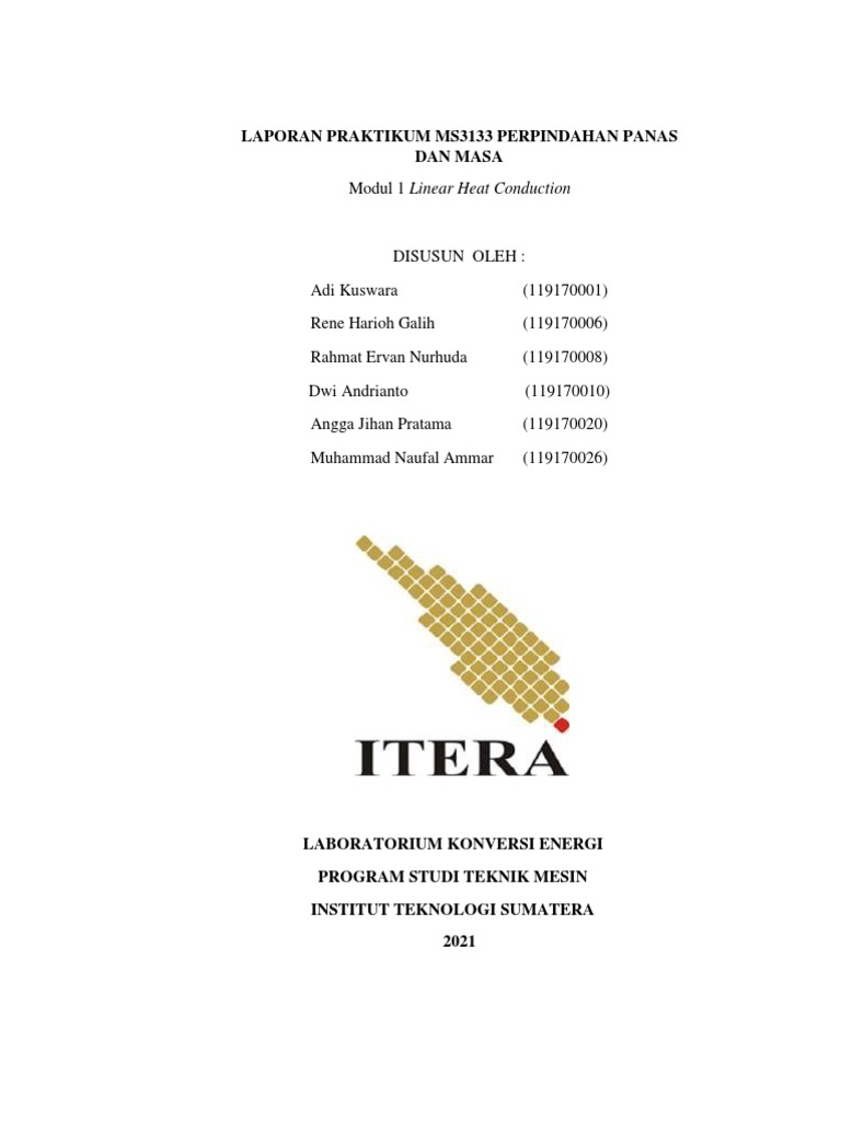 Karakteristik Konduksi Panas Linear | PDF