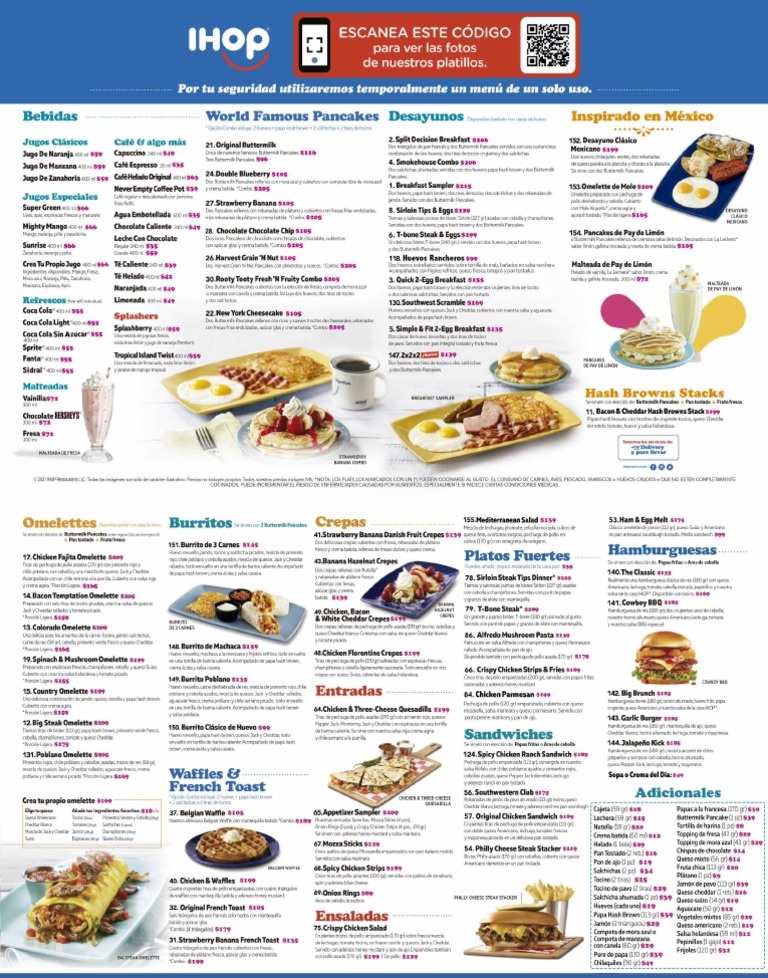 QR MENU IHOP Comprimido | PDF