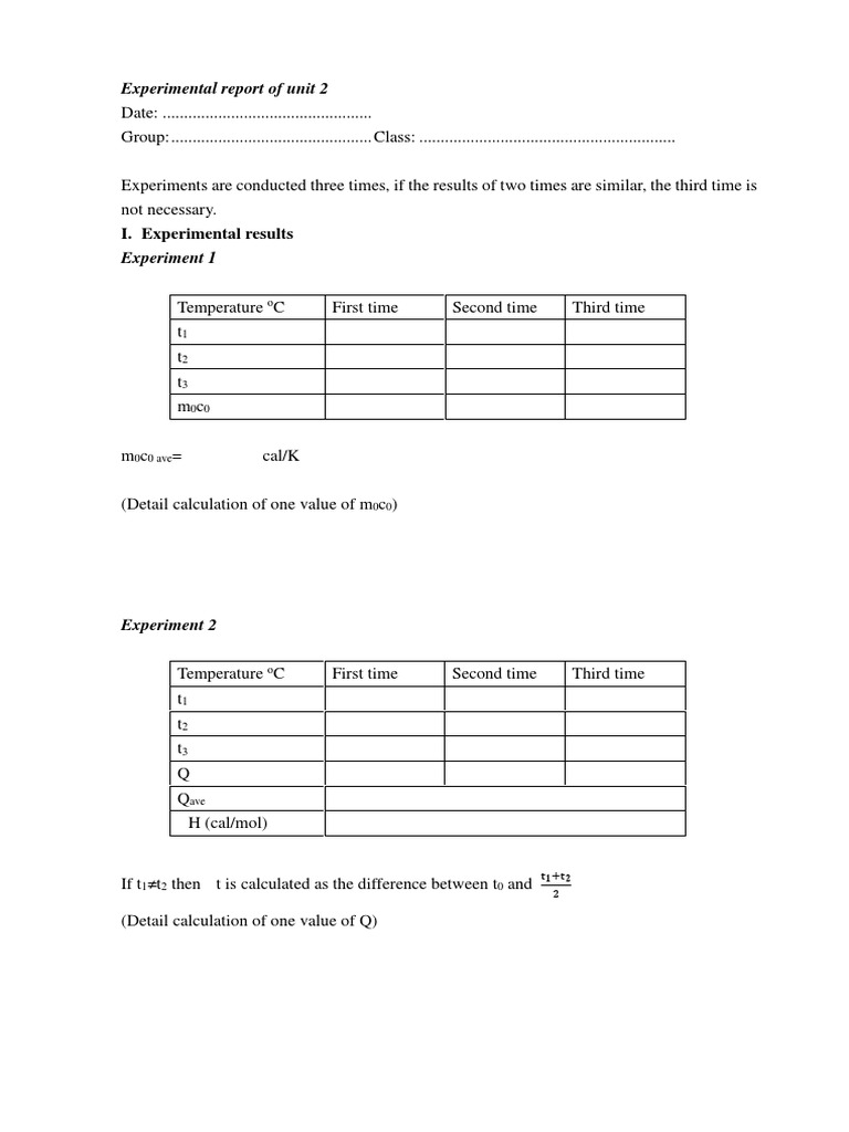 Experimental Report 20170607 1 | PDF | Titration | Chemistry