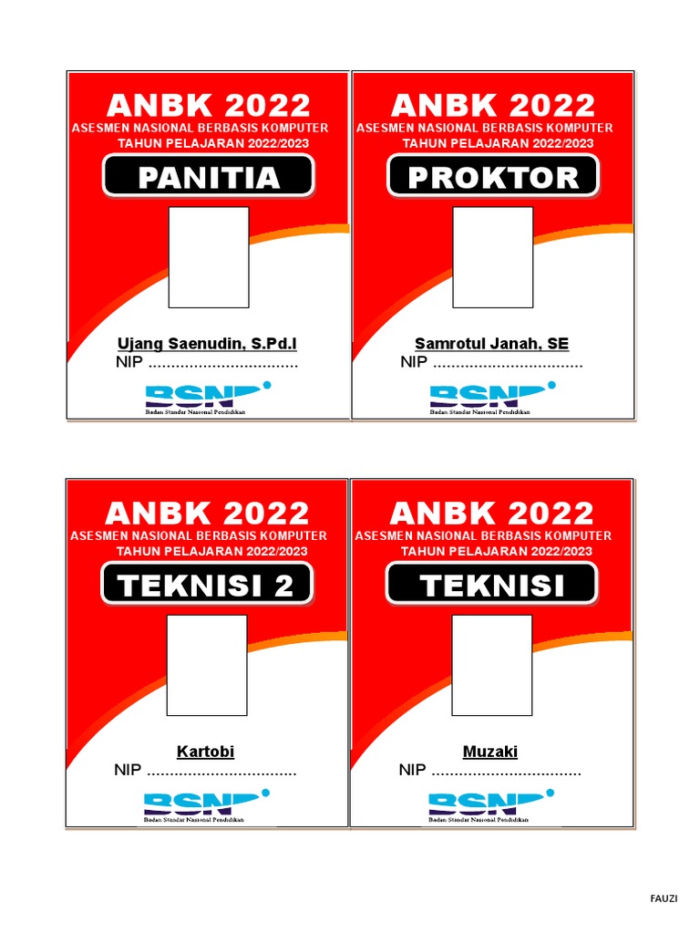 ID Card Anbk 2021 | PDF