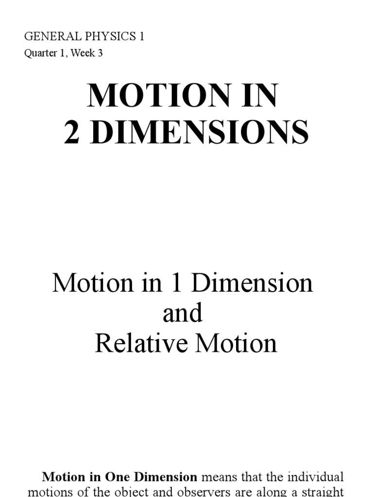 Motion in 2 Dimensions | PDF | Projectiles | Acceleration