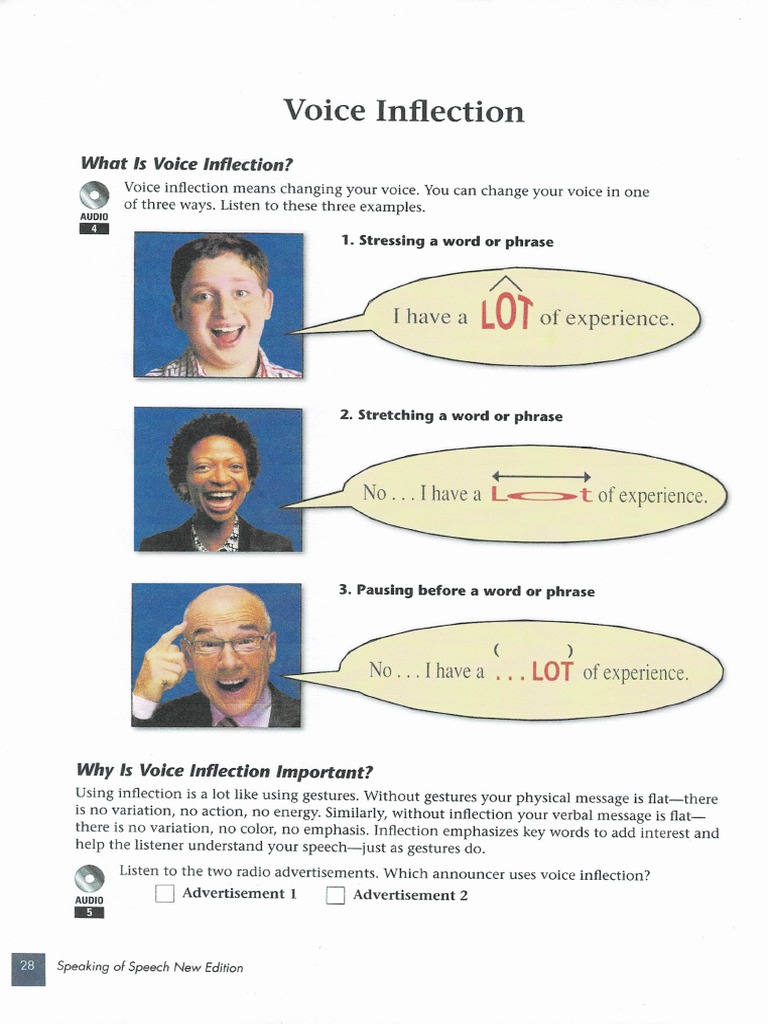 Voice Inflection | PDF