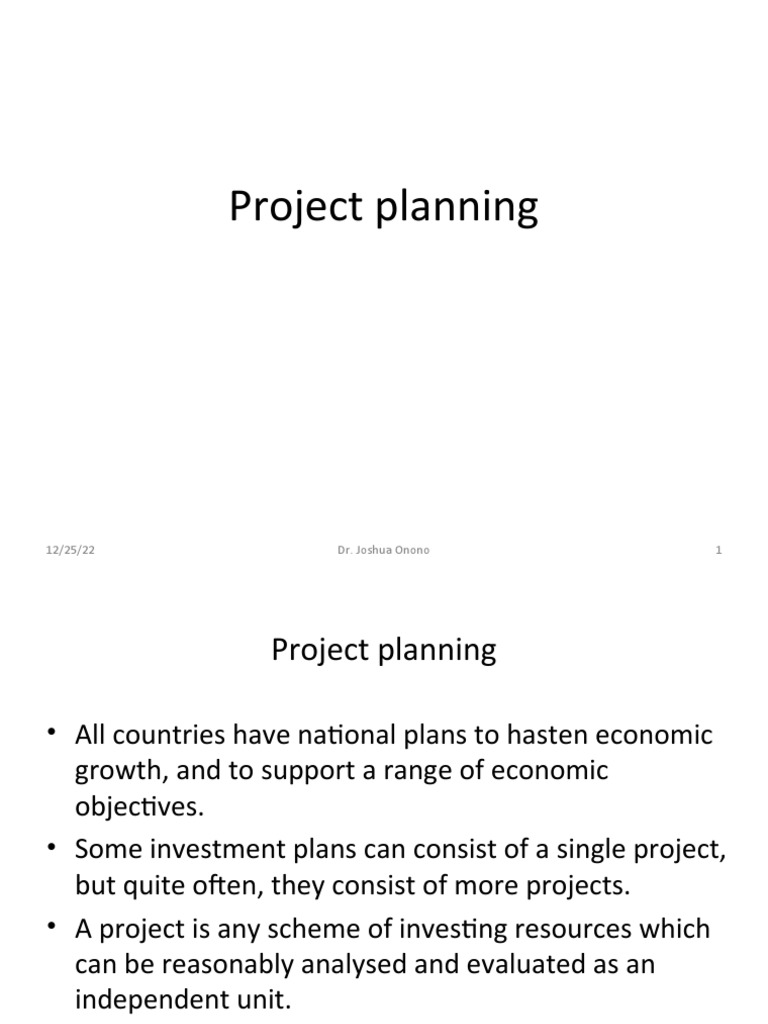 A Comprehensive Guide to Effective Project Planning, Analysis, and ...