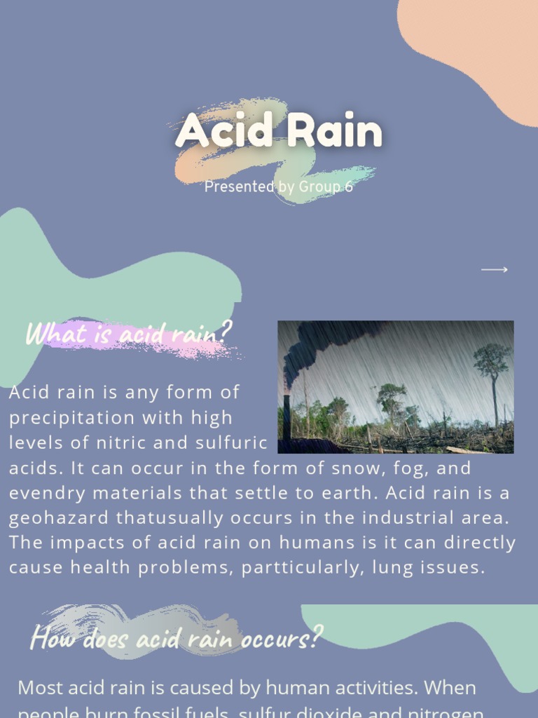 Science Folio Form 1 (Acid Rain) | PDF