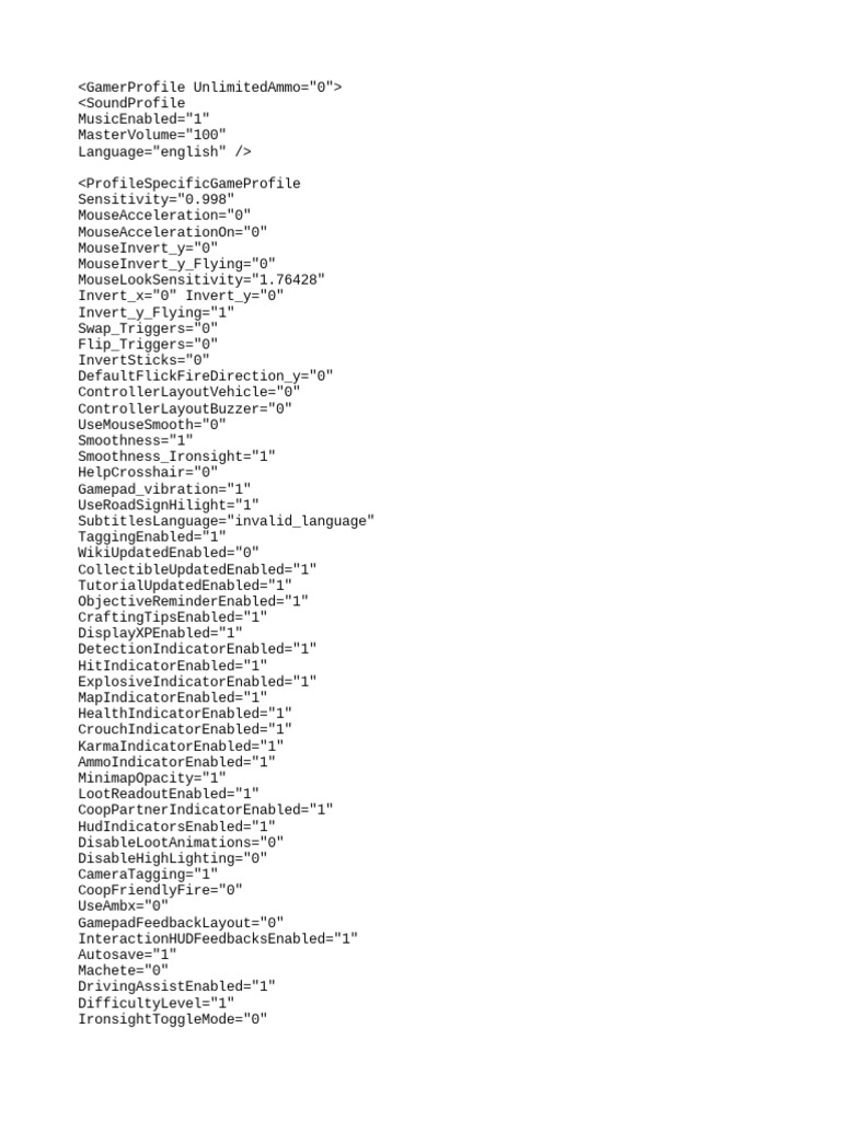 Far Cry 2 Config and Graphics Settings | PDF