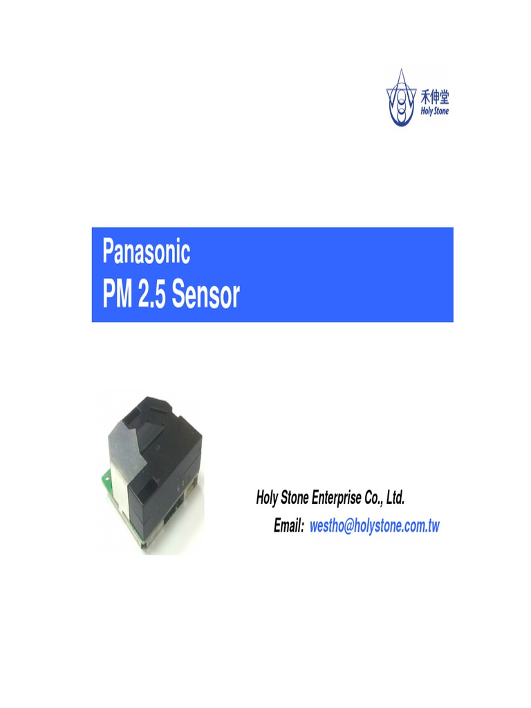 pm2 5 Sensor 201605 | PDF | Sensor | Particulates