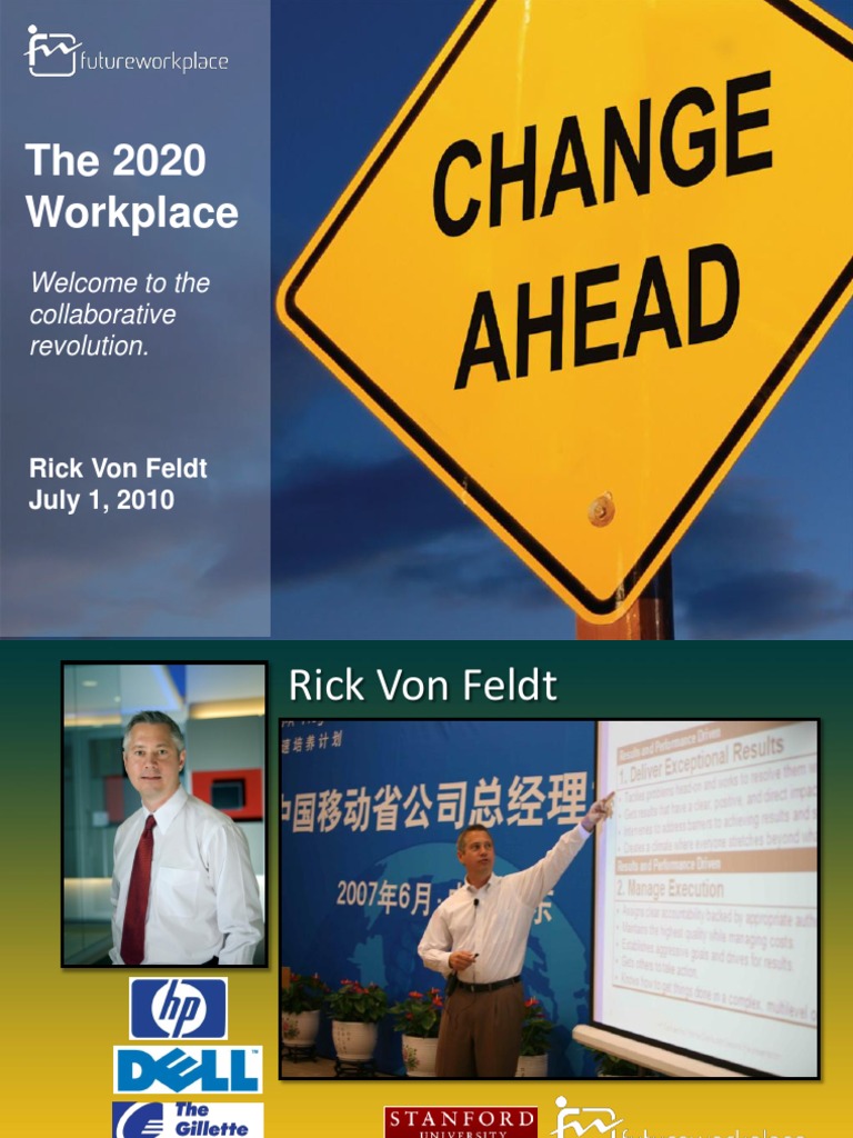 Rick Von Feldt - The 2020 Workplace | PDF | Innovation | Millennials