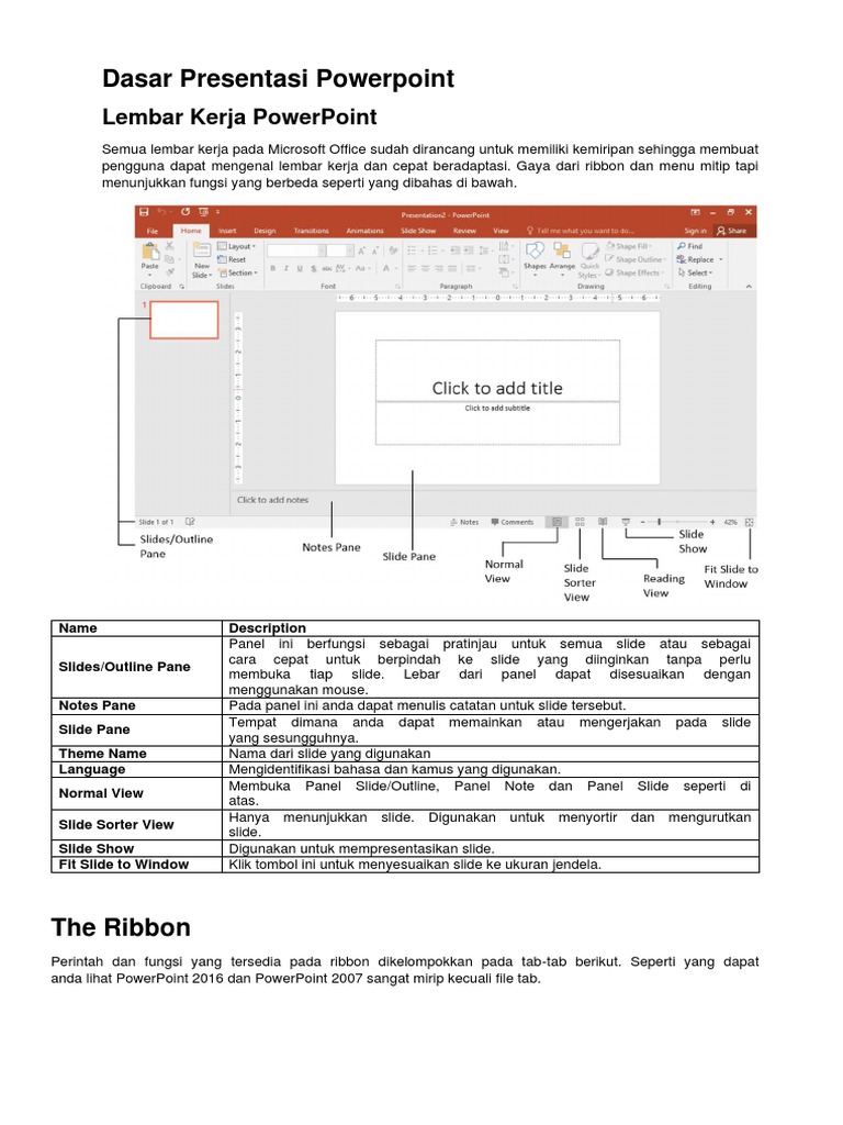 Dasar Presentasi Powerpoint | PDF