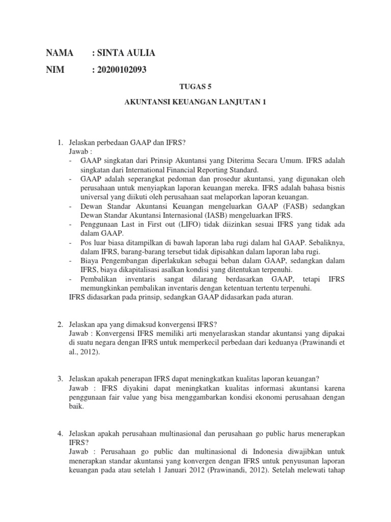 Tugas Sesi 6 Akl1 - Sinta Aulia | PDF