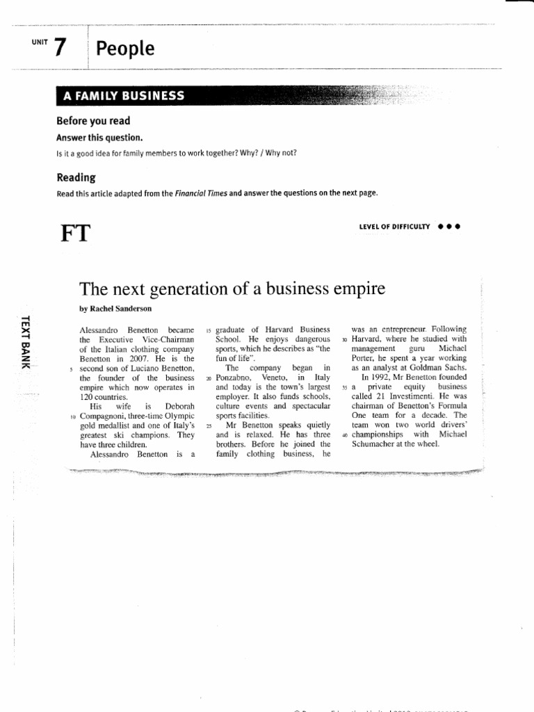 Market Leader 3rd Edition - Elementary - TB - 144 | PDF | Formula One