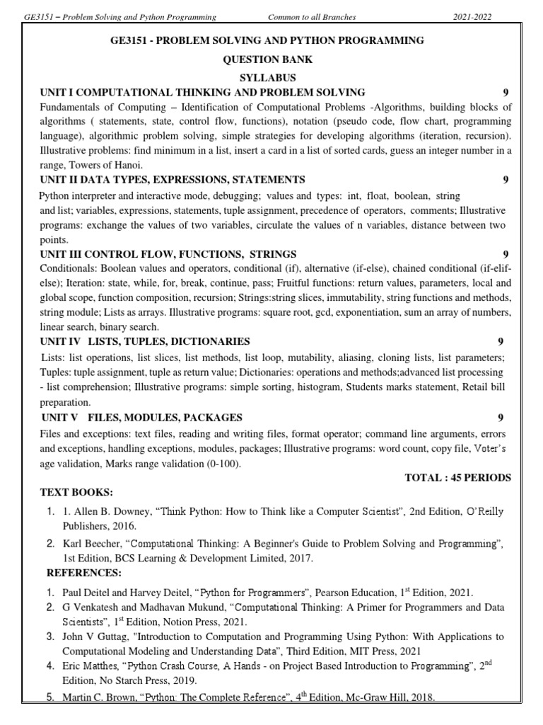 Unit 1 QB | PDF | Computer Data Storage | Algorithms