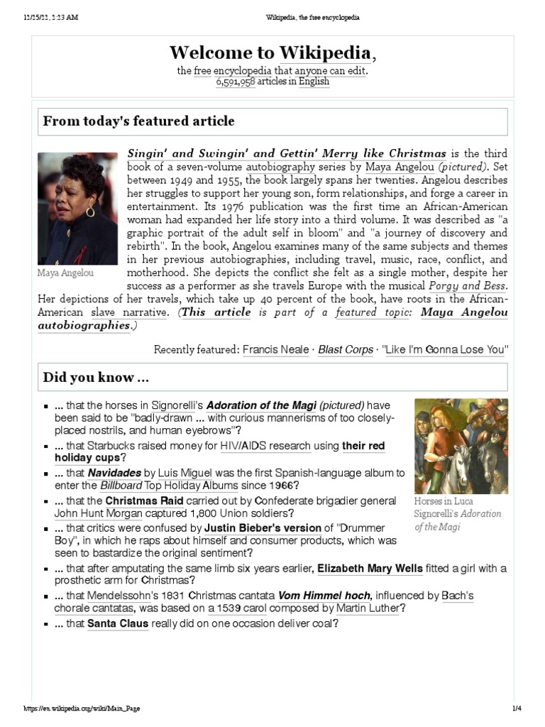 Wikipedia, The Free Encyclopedia | PDF | Wikipedia