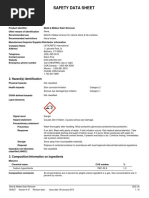 Msds For Lubricant Oil | PDF | Dangerous Goods | Firefighting