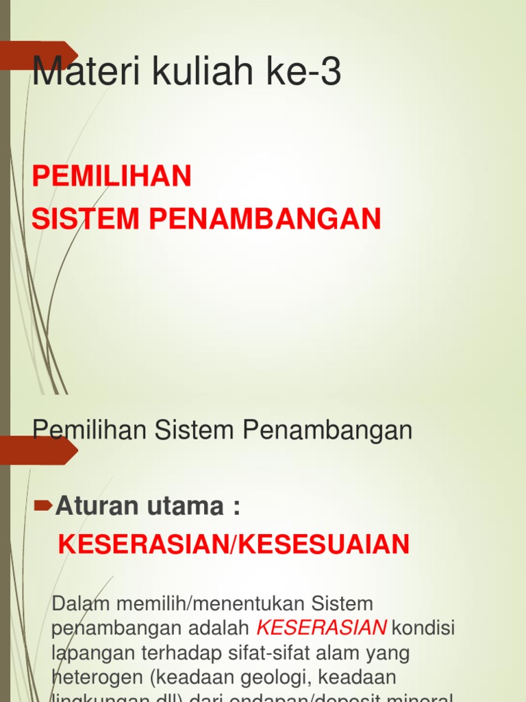 Materi Kul Tamka Ke-3 TA 21 - 22 | PDF