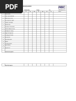 Chain Block Inspection Checklist Form | PDF