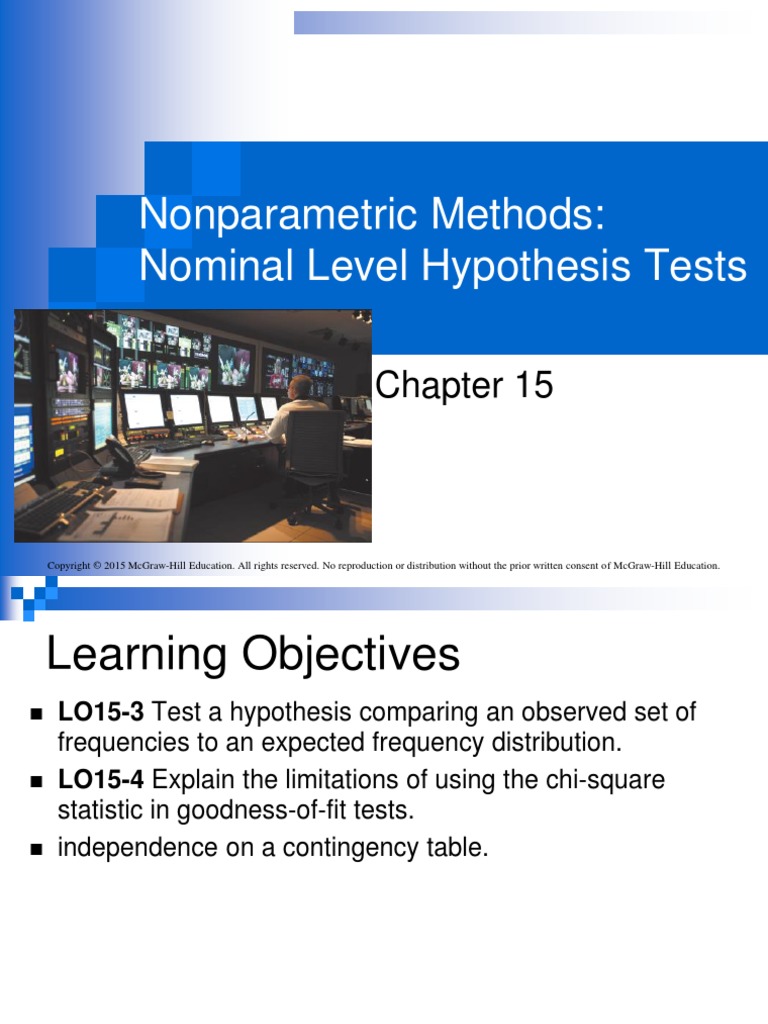 Chapter 15 | PDF | Statistical Hypothesis Testing | Goodness Of Fit