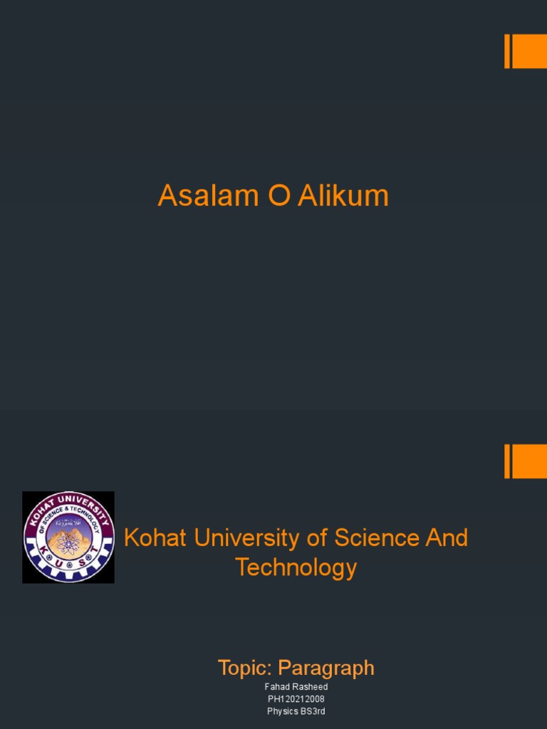 Fahad Presentation | PDF