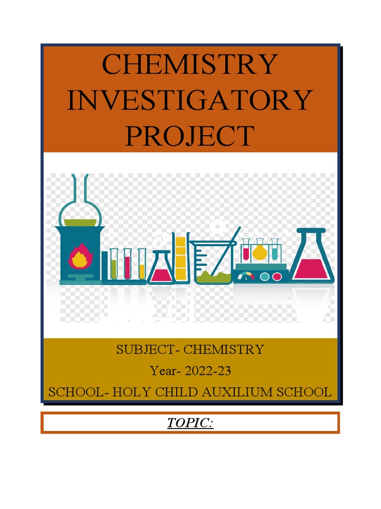 Chemistry Investigatory Project | PDF | Titration | Chemistry