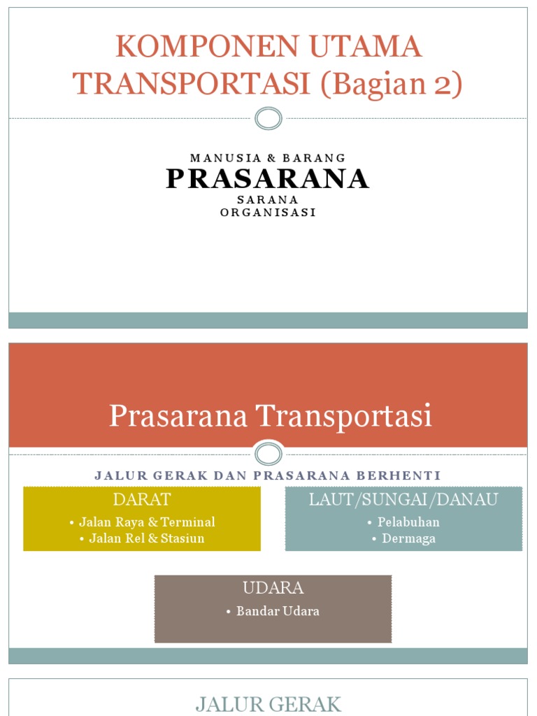 6 - Komponen Utama Transportasi 2 (Lanjutan) | PDF