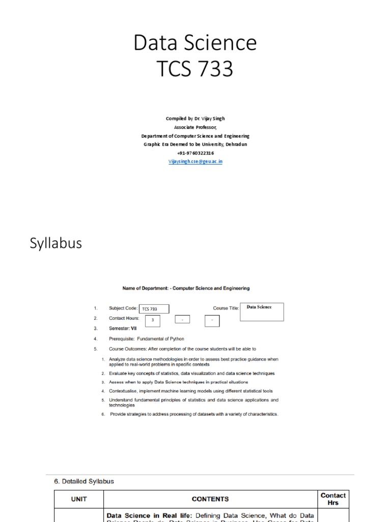 Data Science Notes | PDF | Probability Distribution | Data Science