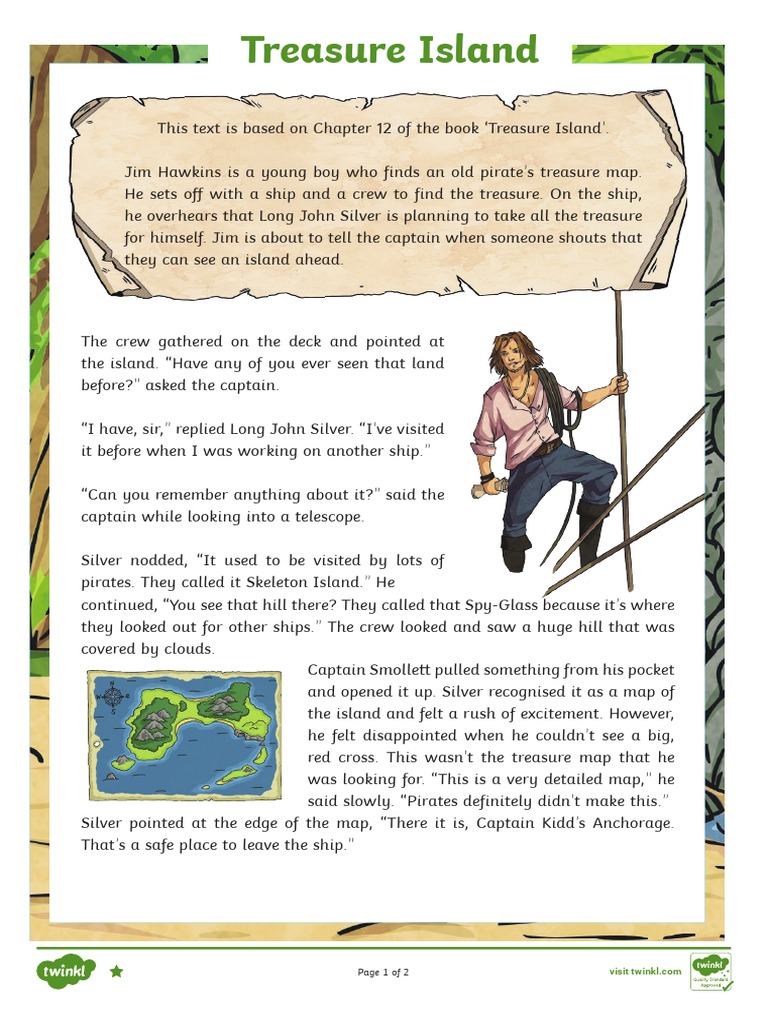 Tigers 24 02 21 English Reading Comprehension | PDF | Treasure Island