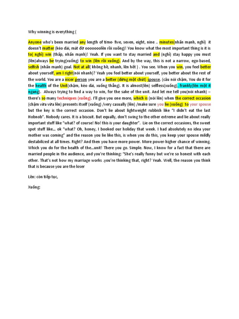 Why Winning Is Everything | PDF