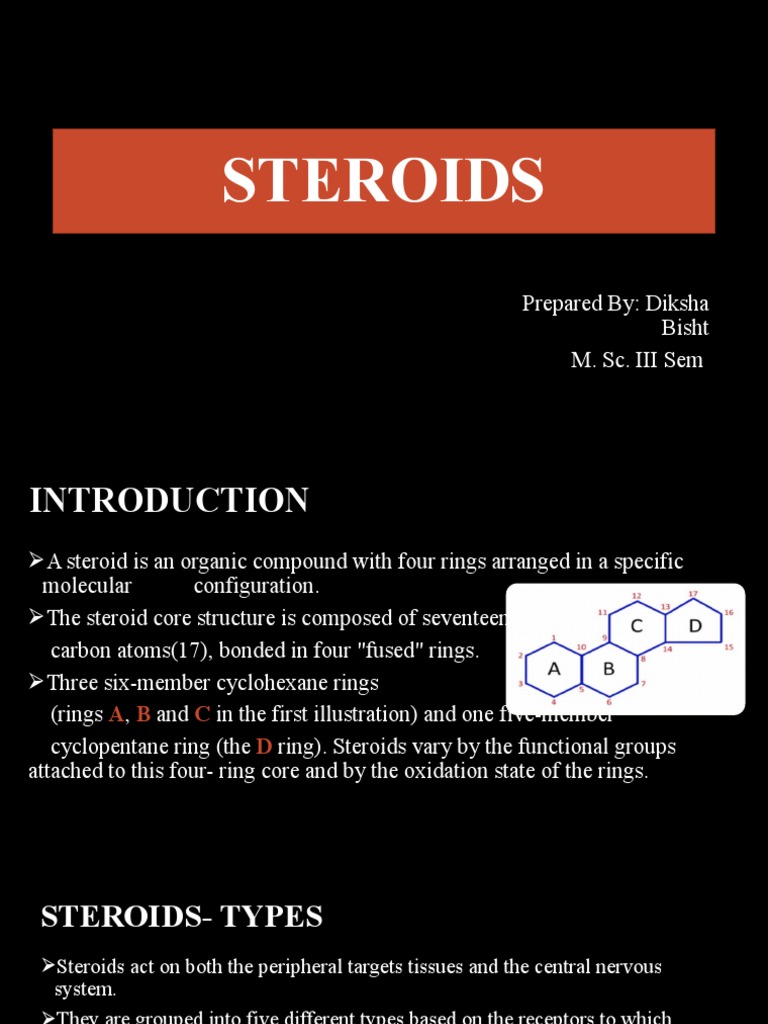 Steroids | PDF | Steroid | Cholesterol