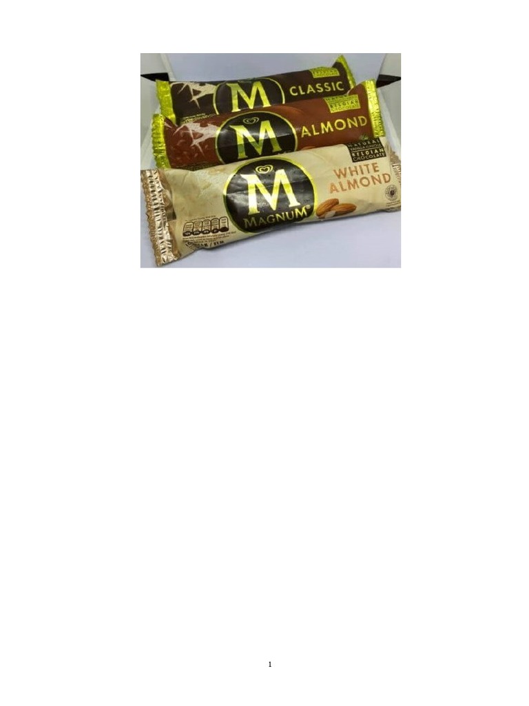 Magnum Ice Cream Walls | PDF