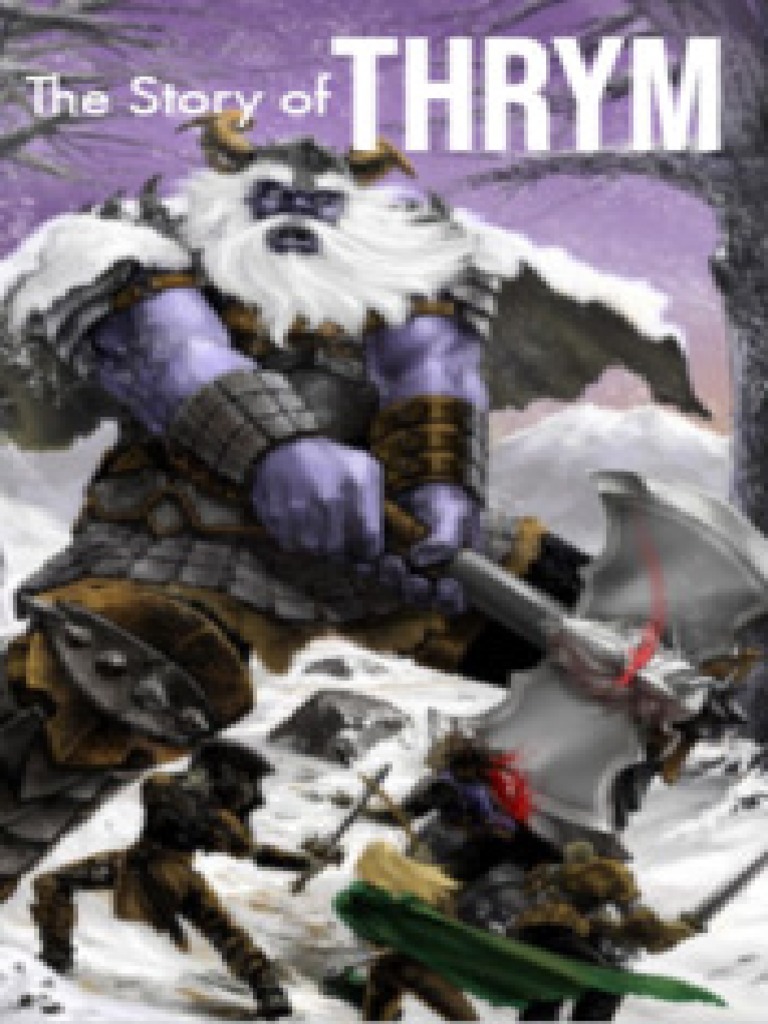Chris Rose - The Story of Thrym | PDF | Loki | Norse Deities