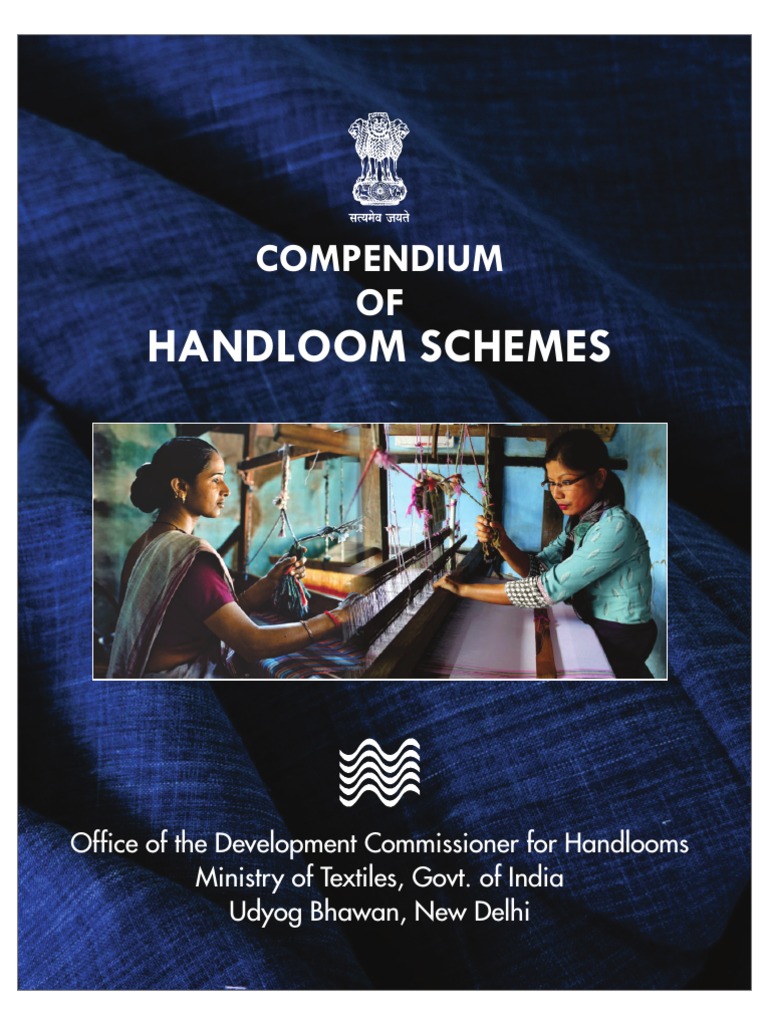 Handloom Schemes Compendium India | PDF | Loom | Weaving