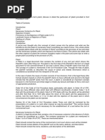Rejection of Plaint - Sample Application Under Order 7, Rule 11 CPC 2 | PDF