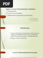 The Stages of Internationalization | PDF | Multinational Corporation | Internationalization
