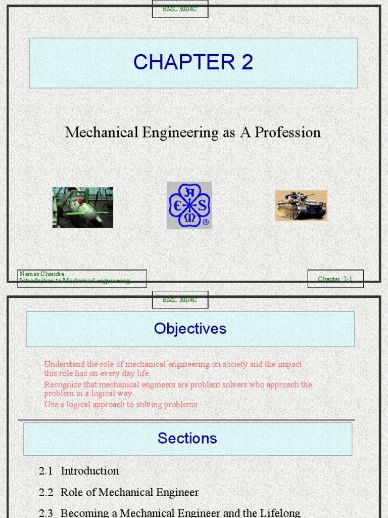 The Role and Responsibilities of Mechanical Engineers: A Logical ...