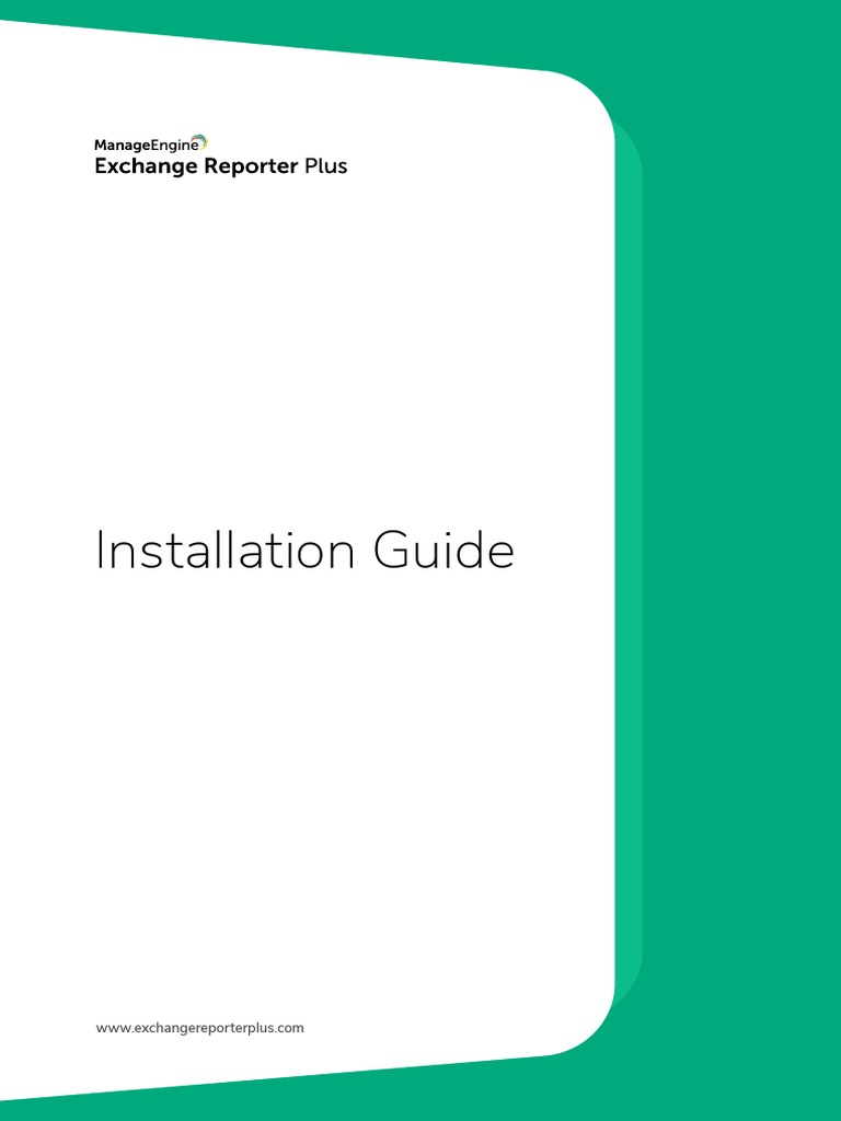 ManageEngine Exchange Reporter Plus | Download Free PDF | Microsoft ...