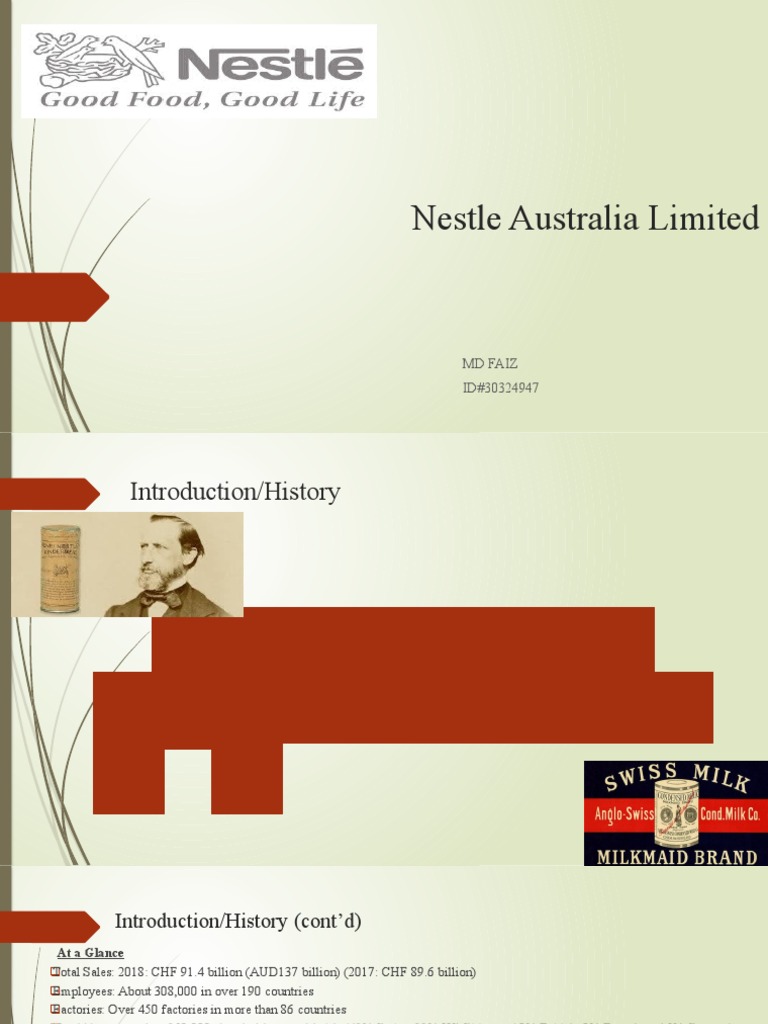 An Overview of Nestle Australia Limited: Products, Market Share ...