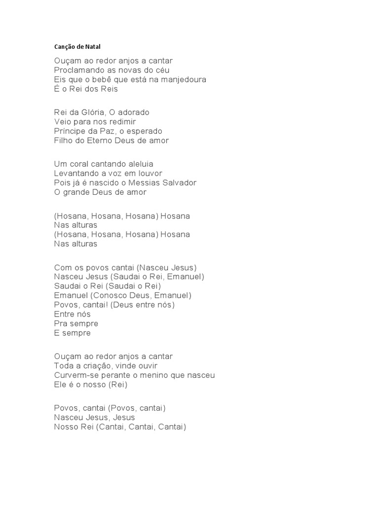 Canção de Natal | PDF