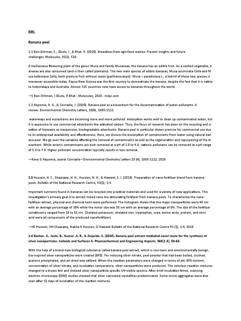 RRL-WPS Office Final | PDF | Banana | Fertilizer