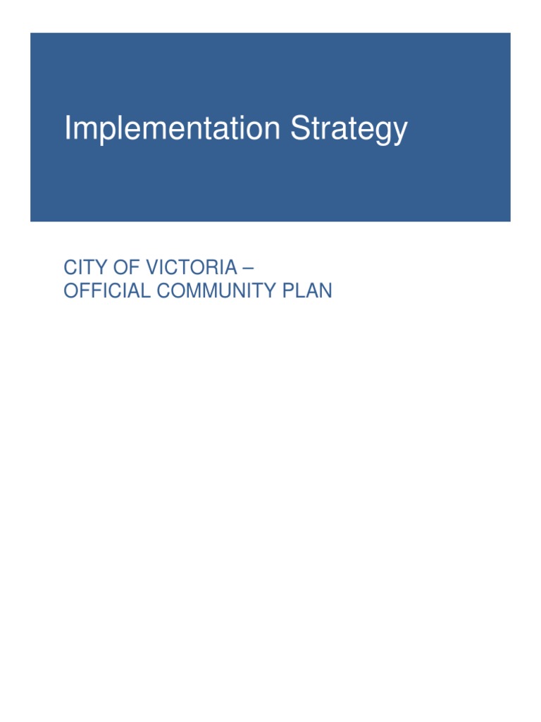 Appendix A Ocp Implementation Strategy Final Pdf Risk Risk Assessment
