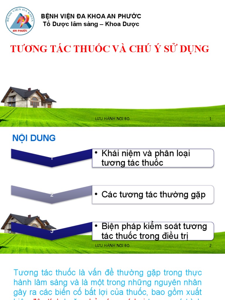 Tuong Tac Thuoc | PDF