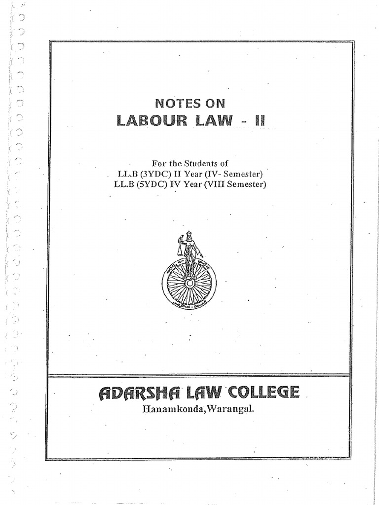 PRR Labour Law Ii | PDF