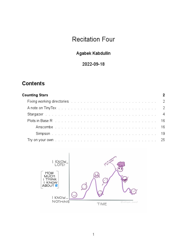 Recitation 4 | PDF | Errors And Residuals | Coefficient Of Determination