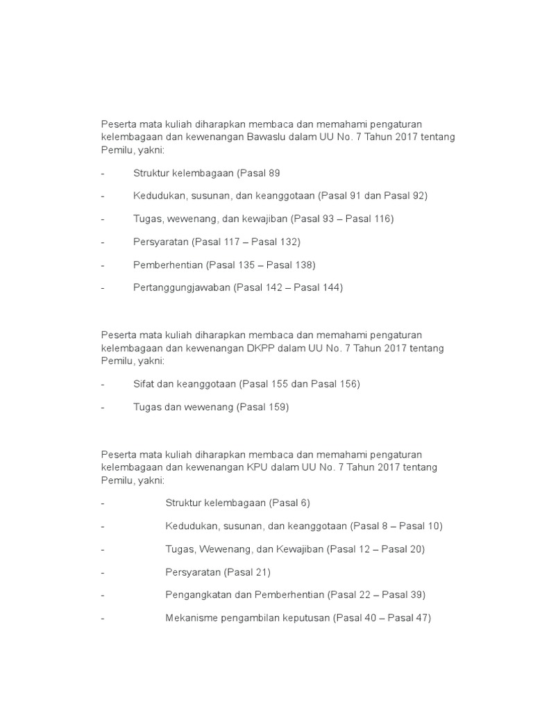 Pemilu Dan LPR | PDF