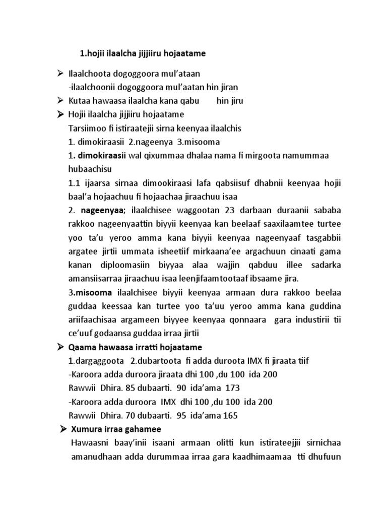 Gabaasa Dhaabaa | PDF