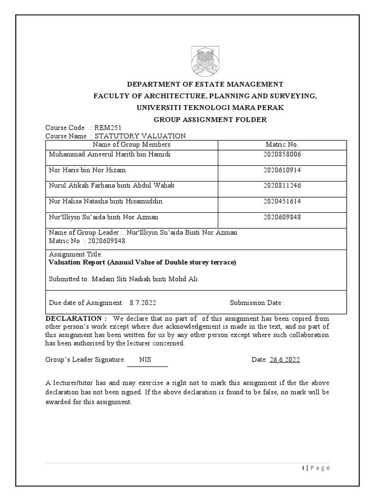 Full Draft Report 251 | PDF | Real Estate Appraisal | Lease