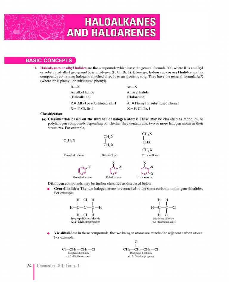 Haloalkane | PDF