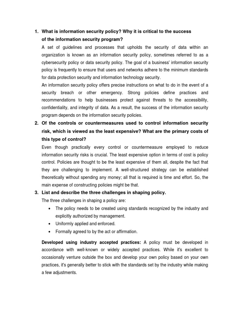 Dipesh Bhatta | PDF | Information Security | Policy